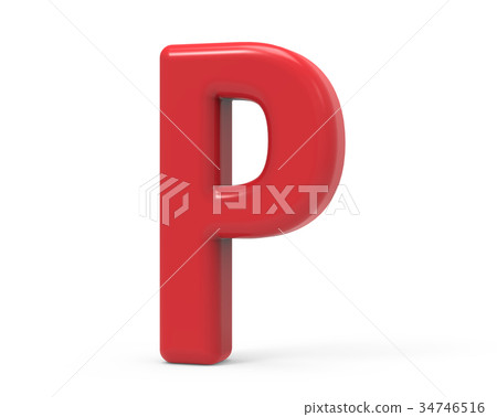 red letter P - Stock Illustration [34746516] - PIXTA