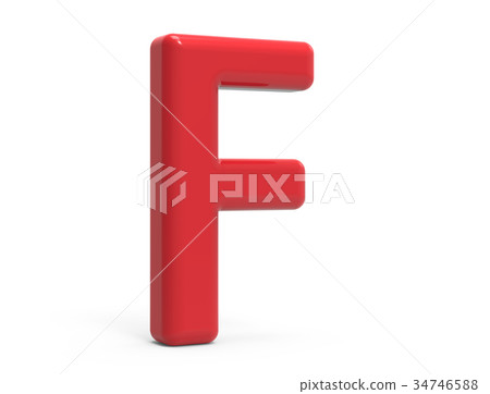 red letter F - Stock Illustration [34746588] - PIXTA