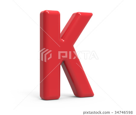 red letter K - Stock Illustration [34746598] - PIXTA