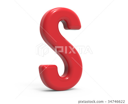 red letter S - Stock Illustration [34746622] - PIXTA