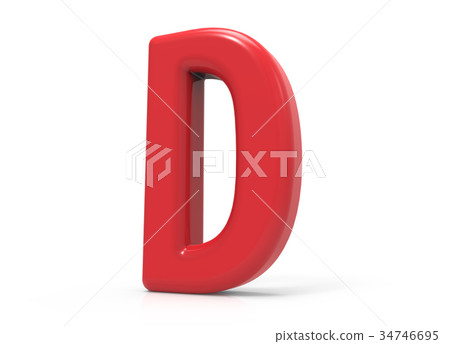 red letter D - Stock Illustration [34746695] - PIXTA