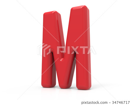 red letter M - Stock Illustration [34746717] - PIXTA