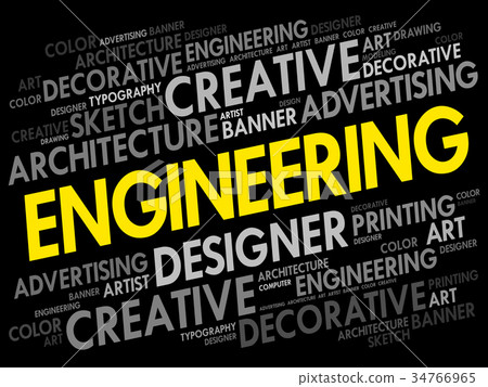 Engineering word cloud - Stock Illustration [34766965] - PIXTA