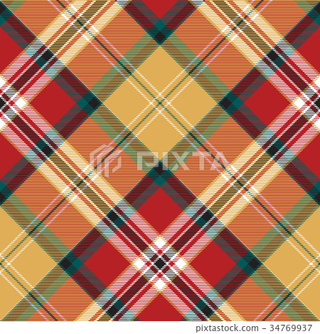 Color plaid seamless pattern - Stock Illustration [34769937] - PIXTA