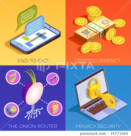 Digital Currency Design Concept - Stock Illustration [34771069] - PIXTA