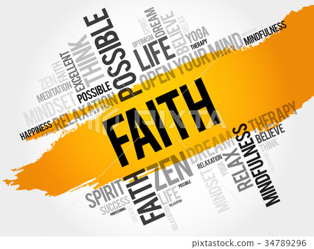 Faith word cloud concept - Stock Illustration [34789296] - PIXTA