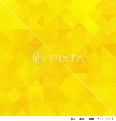 Yellow Grid Mosaic Background, Creative Design - Stock Illustration ...
