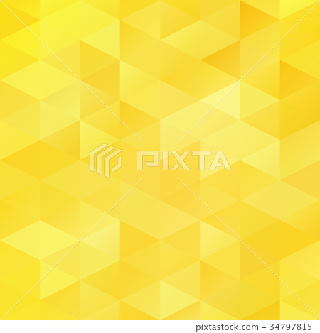 Yellow Grid Mosaic Background, Creative Design - Stock Illustration ...