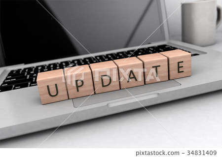 Update text concept - Stock Illustration [34831409] - PIXTA