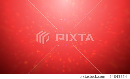 Colorful lights bokeh on red background, Out focus - Stock Illustration ...