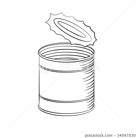 empty can - Stock Illustration [34847830] - PIXTA