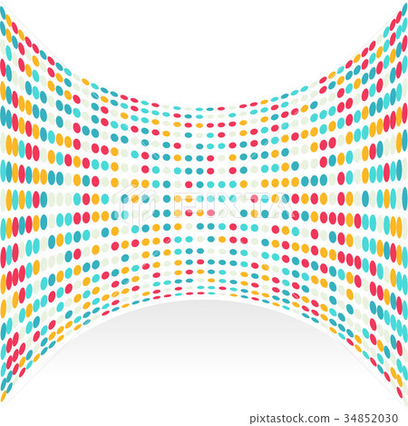 Multicolored dot background for disco party poster - Stock Illustration ...