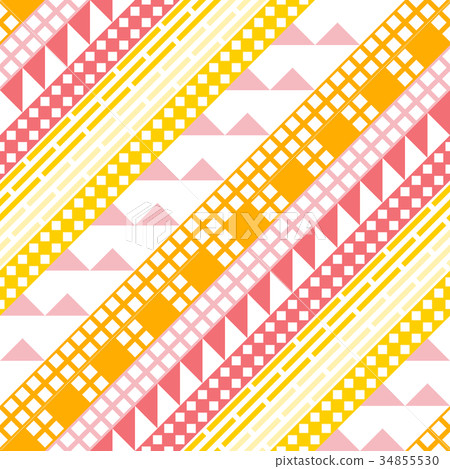 Retro color seamless pattern. Fancy abstract - Stock Illustration ...