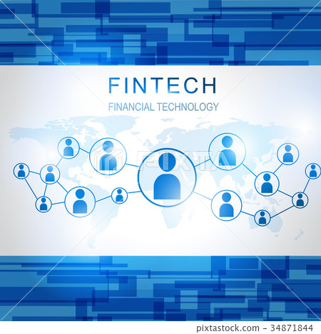 Fin tech Internet Concept - Stock Illustration [34871844] - PIXTA