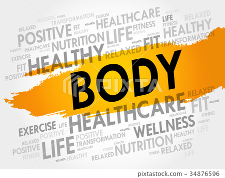 BODY word cloud collage - Stock Illustration [34876596] - PIXTA