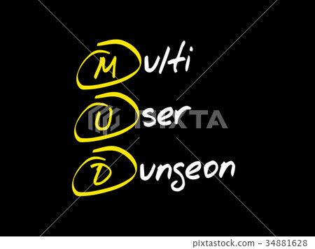 MUD Multi User Dungeon - Stock Illustration [34881628] - PIXTA