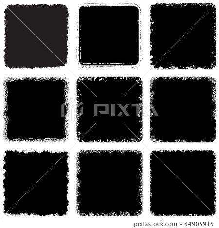 Rounded Rectangle Frame SetSet - Stock Illustration [34905915] - PIXTA