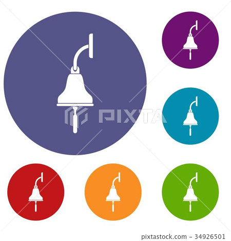 Ship bell icons set - Stock Illustration [34926501] - PIXTA