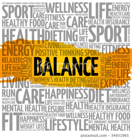 BALANCE word cloud - Stock Illustration [34931965] - PIXTA