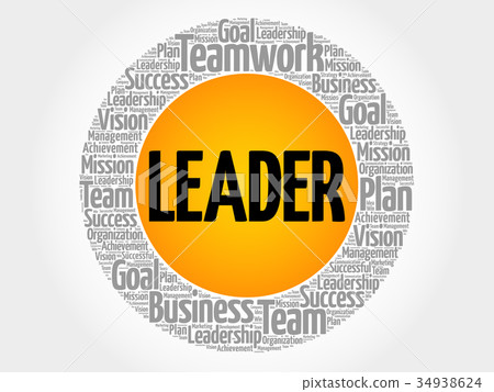 Leader circle word cloud - Stock Illustration [34938624] - PIXTA