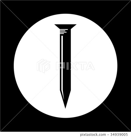 Metal nail icon-插圖素材 [34939005] - PIXTA圖庫