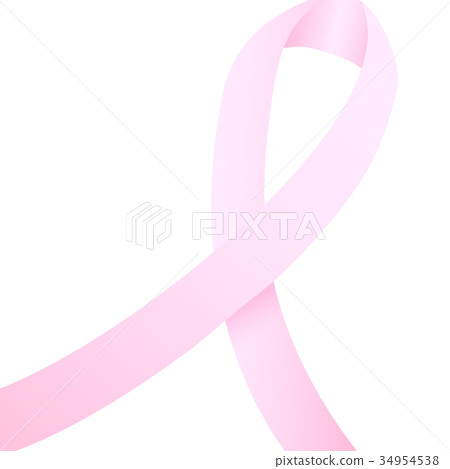 Ribbon of Breast Cancer. Round consept for Text - Stock Illustration ...