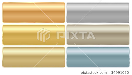 Vector set of long rectangular - Stock Illustration [34991050] - PIXTA
