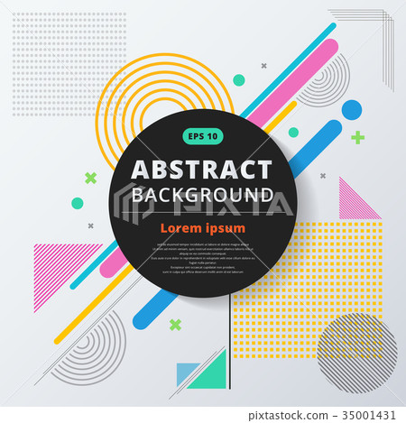 Abstract geometric composition forms modern - Stock Illustration ...