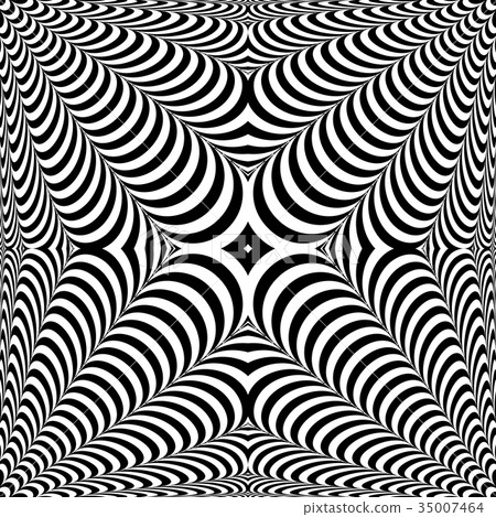 Op art abstract design. - Stock Illustration [35007464] - PIXTA