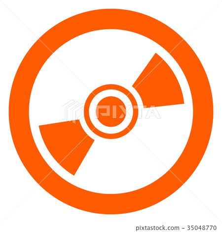 disc orange circle icon-插圖素材 [35048770] - PIXTA圖庫