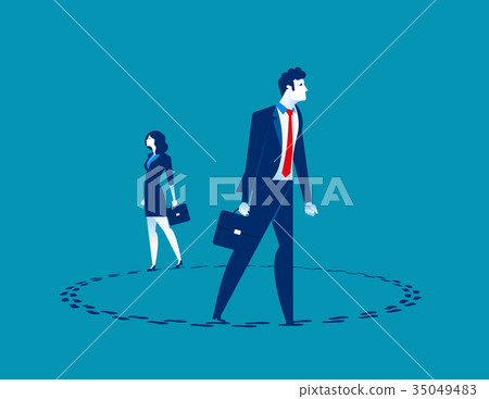 Business people walking. Concept Business vector - Stock Illustration ...