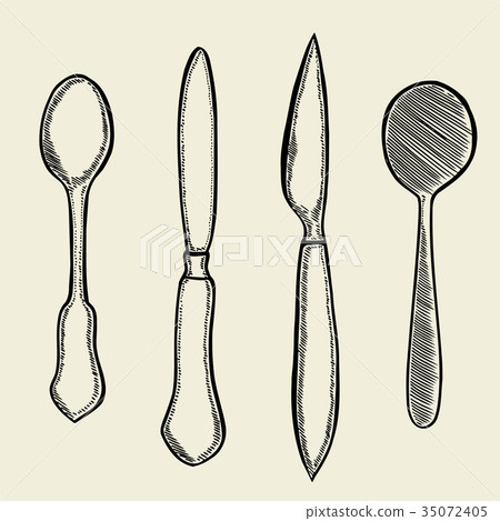 Vector illustration gravure - Stock Illustration [35072405] - PIXTA