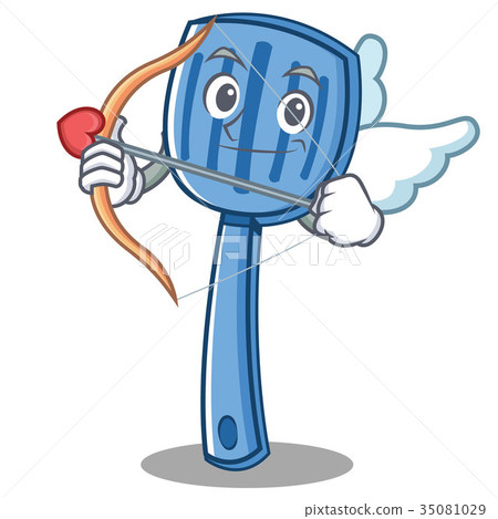 Cupid spatula character cartoon style - Stock Illustration [35081029 ...