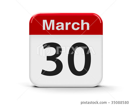 30th March - Stock Illustration [35088580] - PIXTA