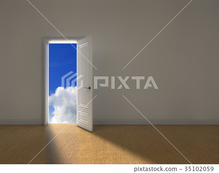 Sky door - Stock Illustration [35102059] - PIXTA