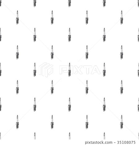 Spark plug pattern - Stock Illustration [35108075] - PIXTA