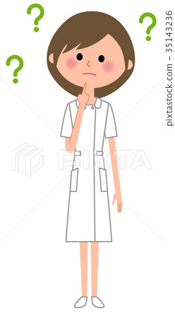 Nurse doubt - Stock Illustration [35143236] - PIXTA