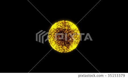 Abstract glow sphere. Digital illustration - Stock Illustration ...