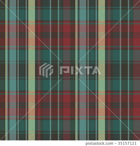 Plaid pixel fabric texture seamless pattern - Stock Illustration ...