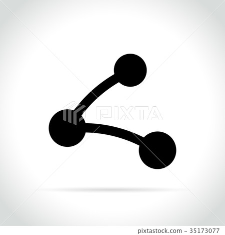 share icon on white background - Stock Illustration [35173077] - PIXTA