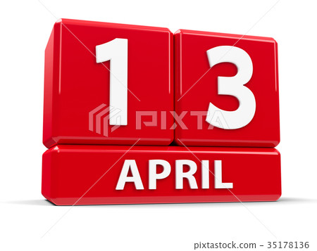 Cubes 13th April - Stock Illustration [35178136] - PIXTA