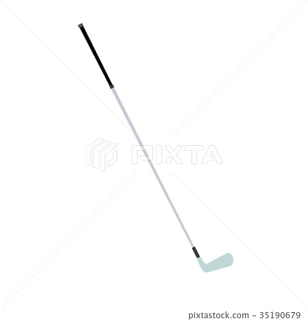 Golf club vector isolated iron illustration white - Stock Illustration ...