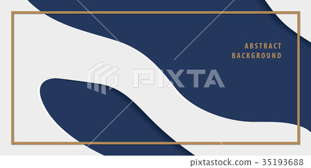 Modern freeform abstract paper cut layer vector - Stock Illustration ...