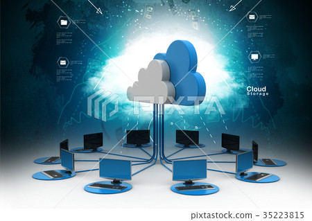 Concepts cloud computing devices - Stock Illustration [35223815] - PIXTA