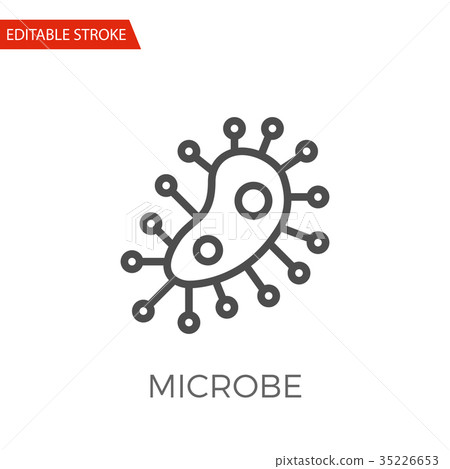 Microbe Vector Icon - Stock Illustration [35226653] - PIXTA