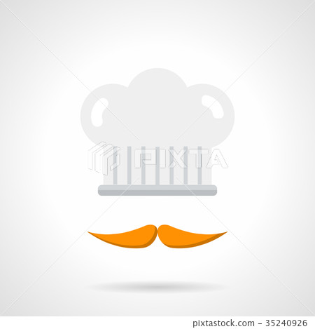 Cook services flat color vector icon - Stock Illustration [35240926 ...