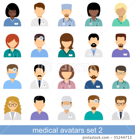 Medical avatars - Stock Illustration [35244713] - PIXTA