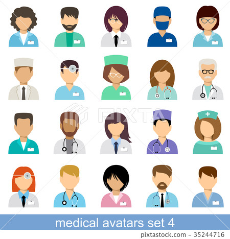 Medical avatars - Stock Illustration [35244716] - PIXTA