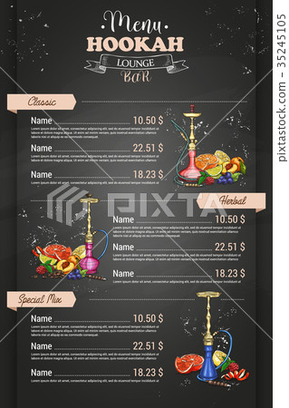 Vector color menu design - Stock Illustration [35245105] - PIXTA