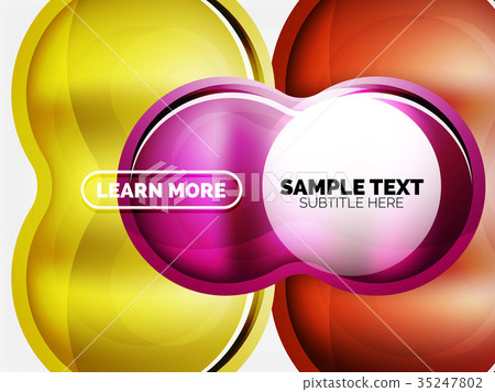 Glass or plastic hi-tech bubble background - Stock Illustration ...
